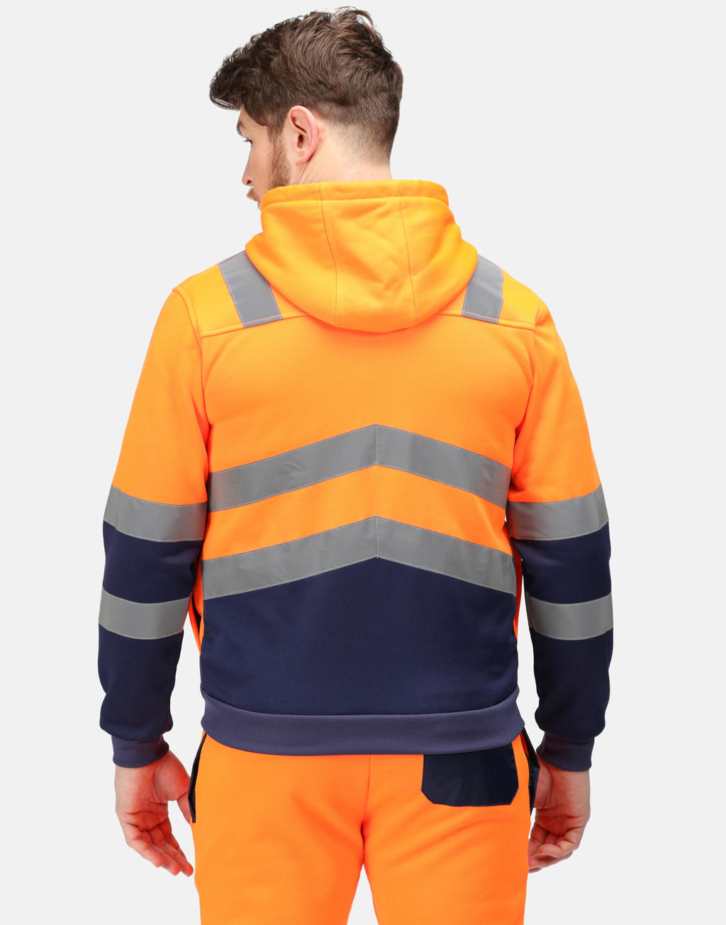 Pro Hi Vis Full Zip Hoodie - Cityplotter