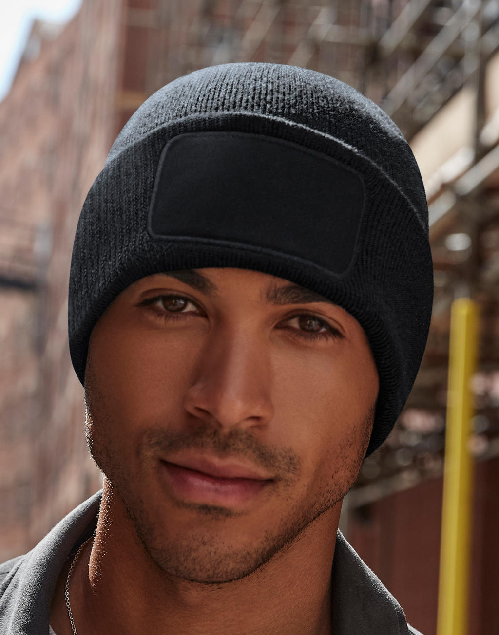Recycled Original Patch Beanie - Cityplotter