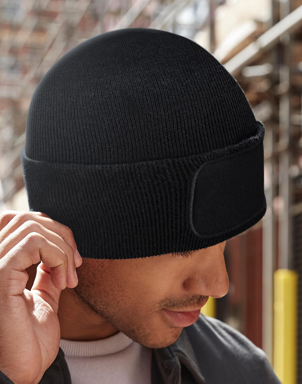 Recycled Original Patch Beanie - Cityplotter