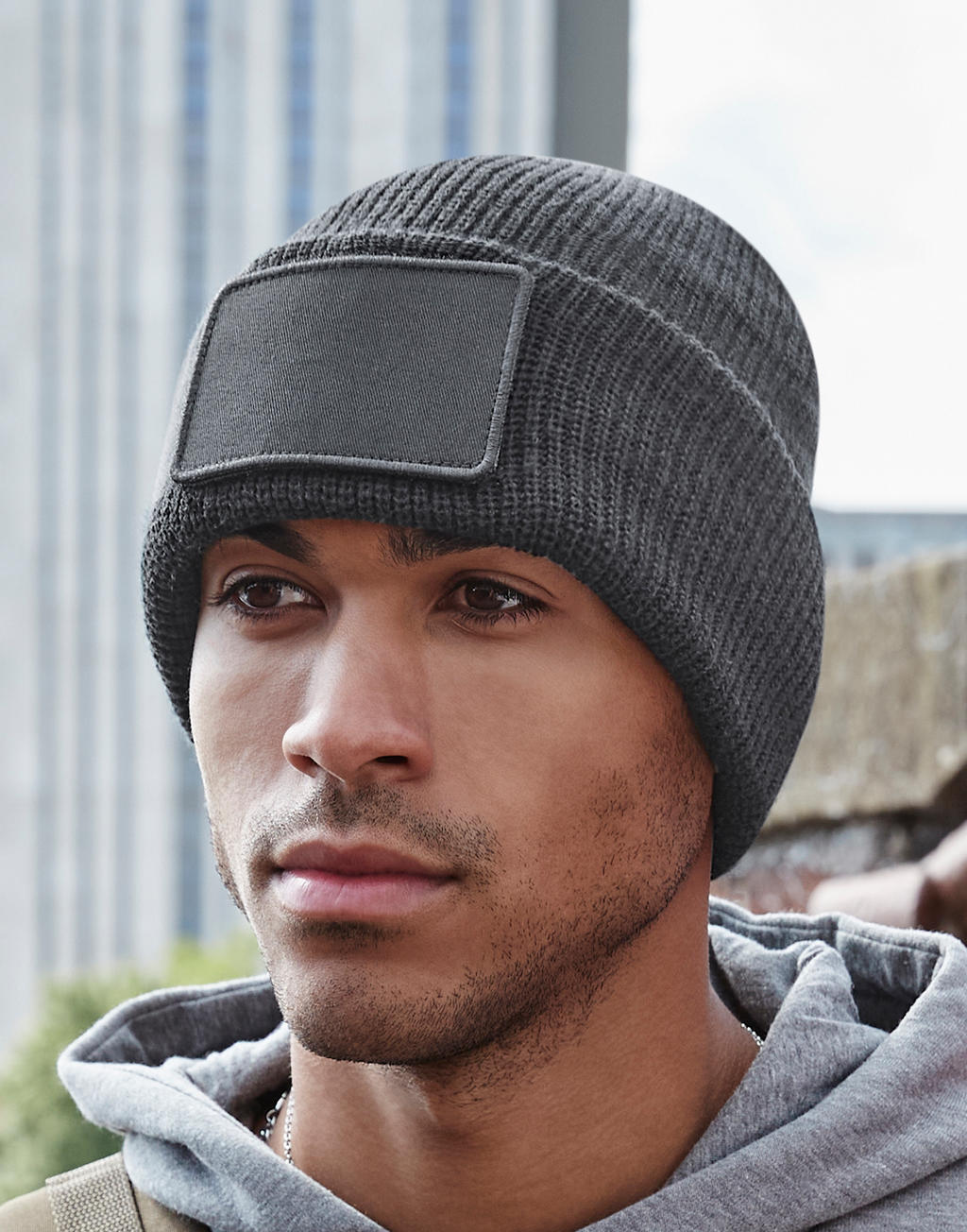 Removable Patch Thinsulate™ Beanie - Cityplotter