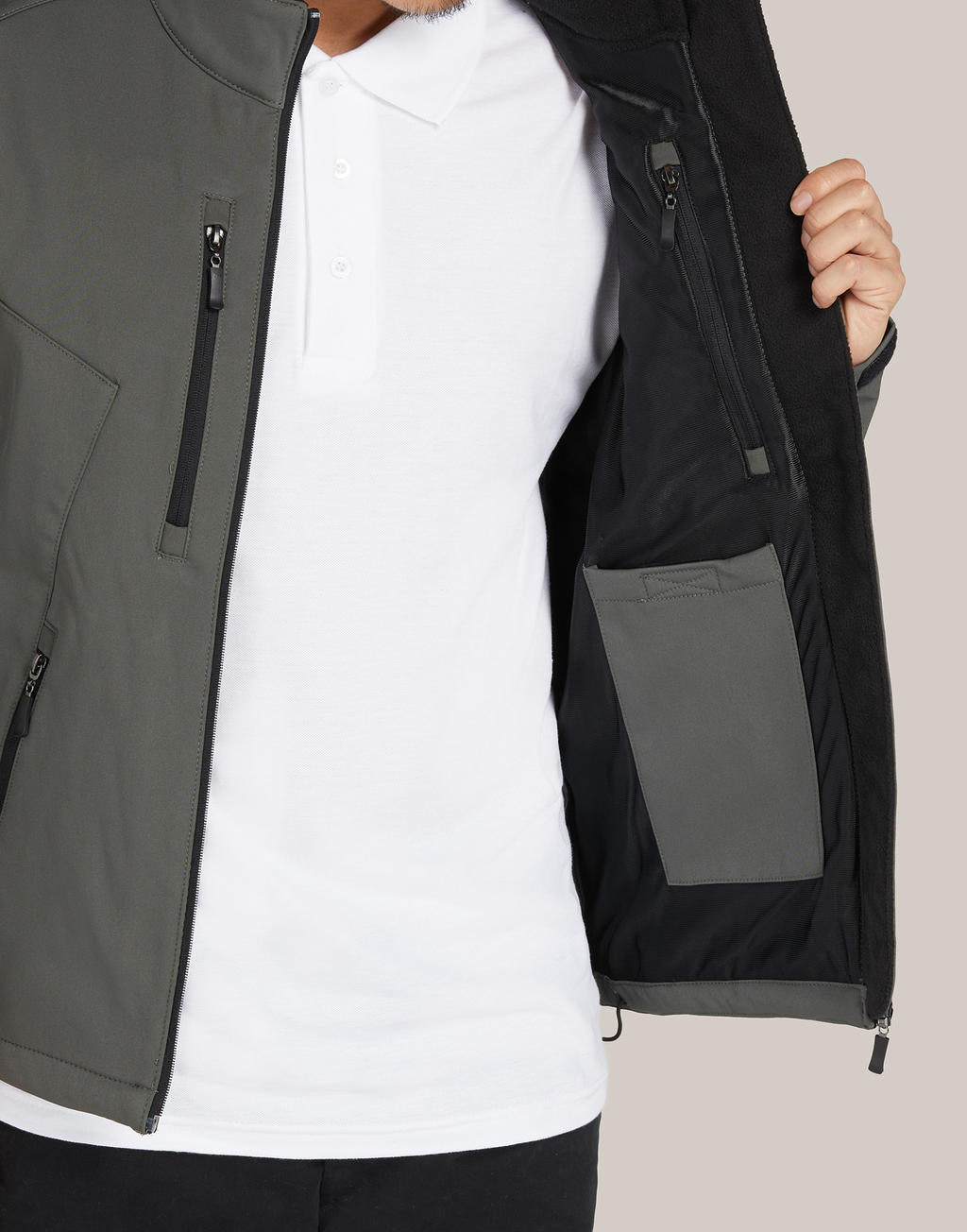 Signature Tagless Softshell Jacket Men - Cityplotter