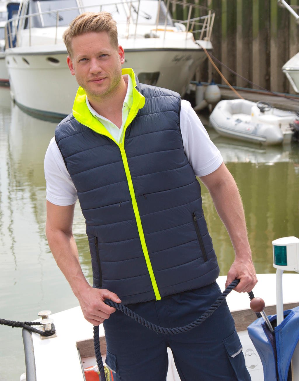 Reversible Soft Padded Safety Gilet - Cityplotter